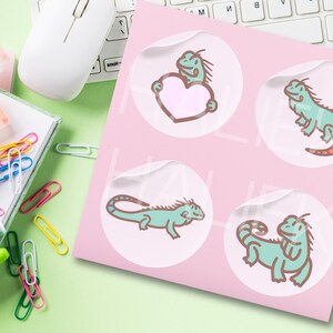 42 Cute Iguanas SVG Bundle - Cute Kawaii or Chibi Iguanas Images in SVG ...