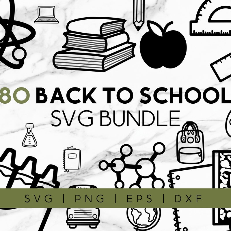Back to School Svg - Etsy