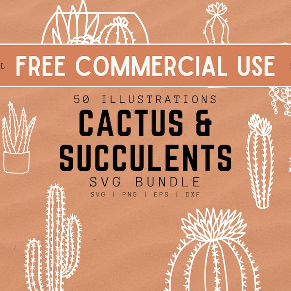 Succulent Svg - Etsy