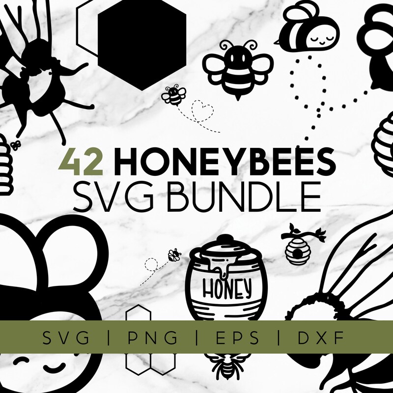 Honey Bee Svg - Etsy