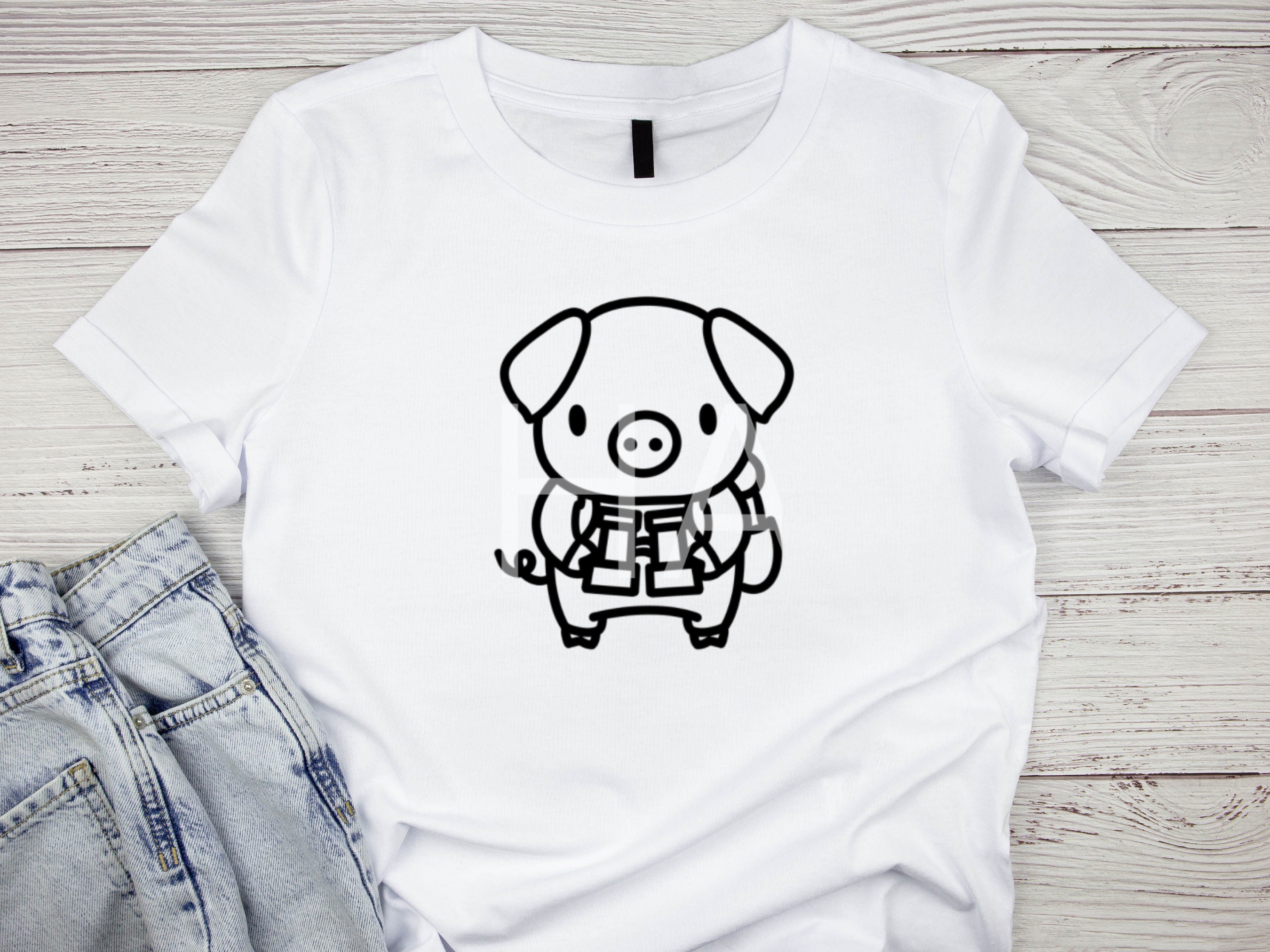 42 Cute Pigs Vol. 2 SVG Bundle Cute Kawaii or Chibi Pig Images in SVG ...