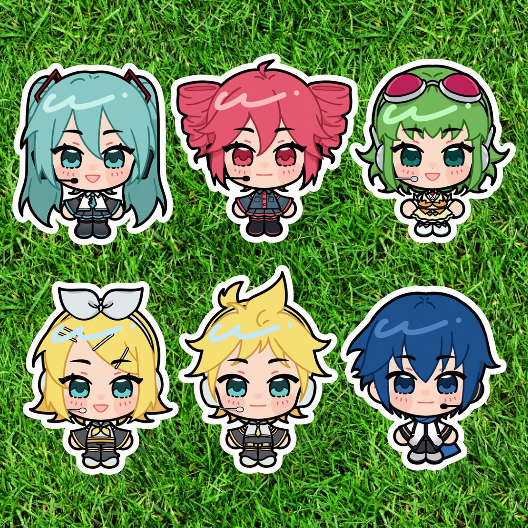 Vocaloid/synthv Vinyl Stickers - Etsy