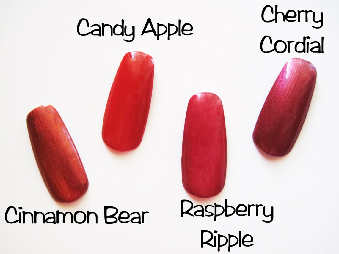 Candy Apple Natural Non-toxic Nail Polish - Etsy