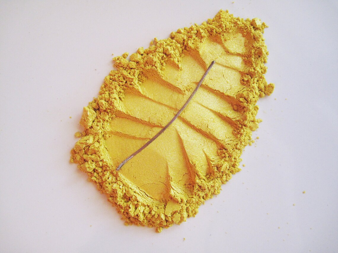Lively Lemon - Pure and Natural Mineral Eye Shadow - Etsy