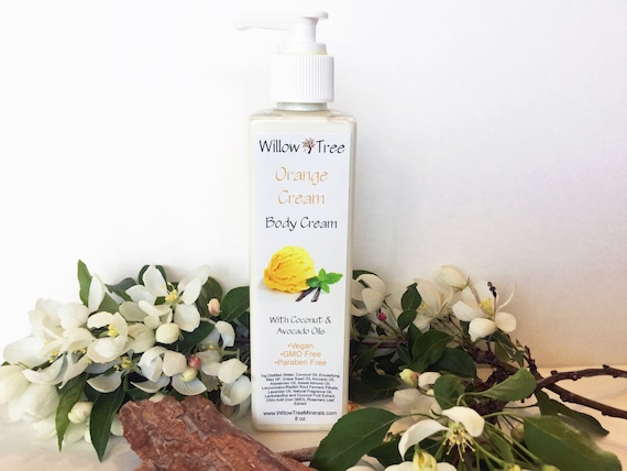 Orange Cream Natural Body Lotion | Etsy