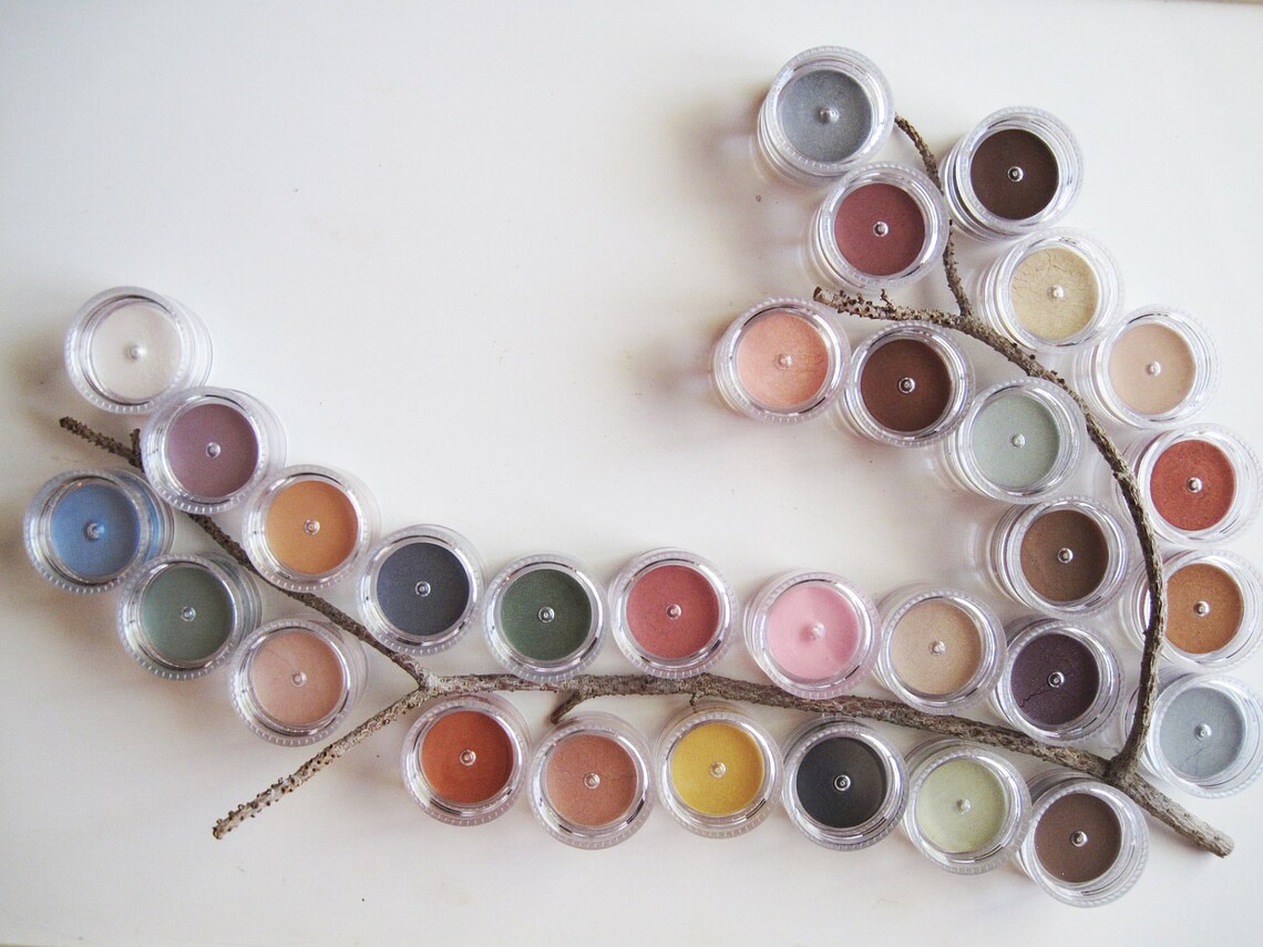 3 Pc Natural Mineral Stackable Eye Shadows and Liners | Etsy