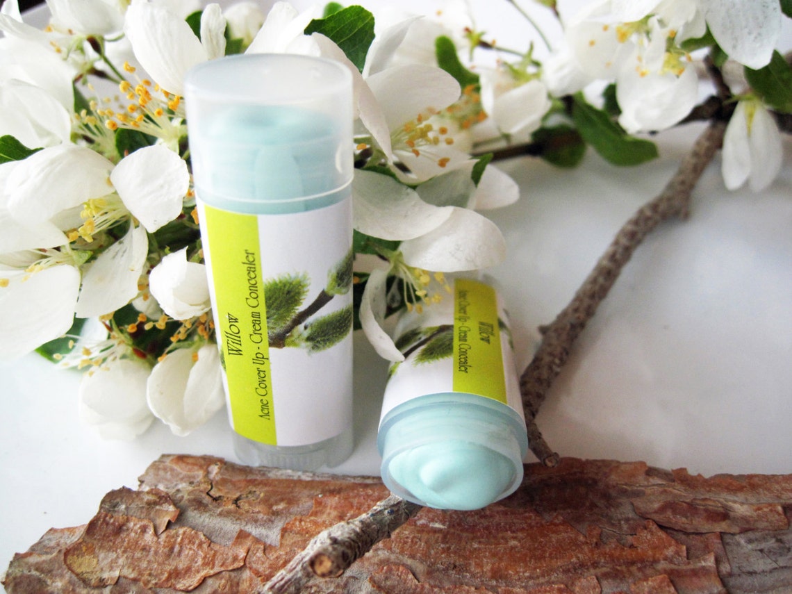 Willow Natural Green Acne Cover up Cream Concealer twist | Etsy