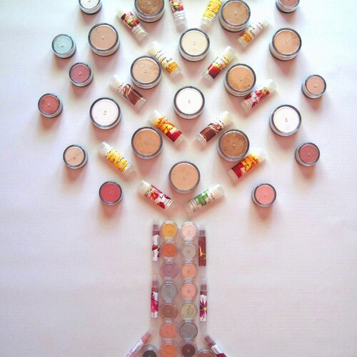 12 Sample Bags Pure and Natural Mineral Makeup - Etsy