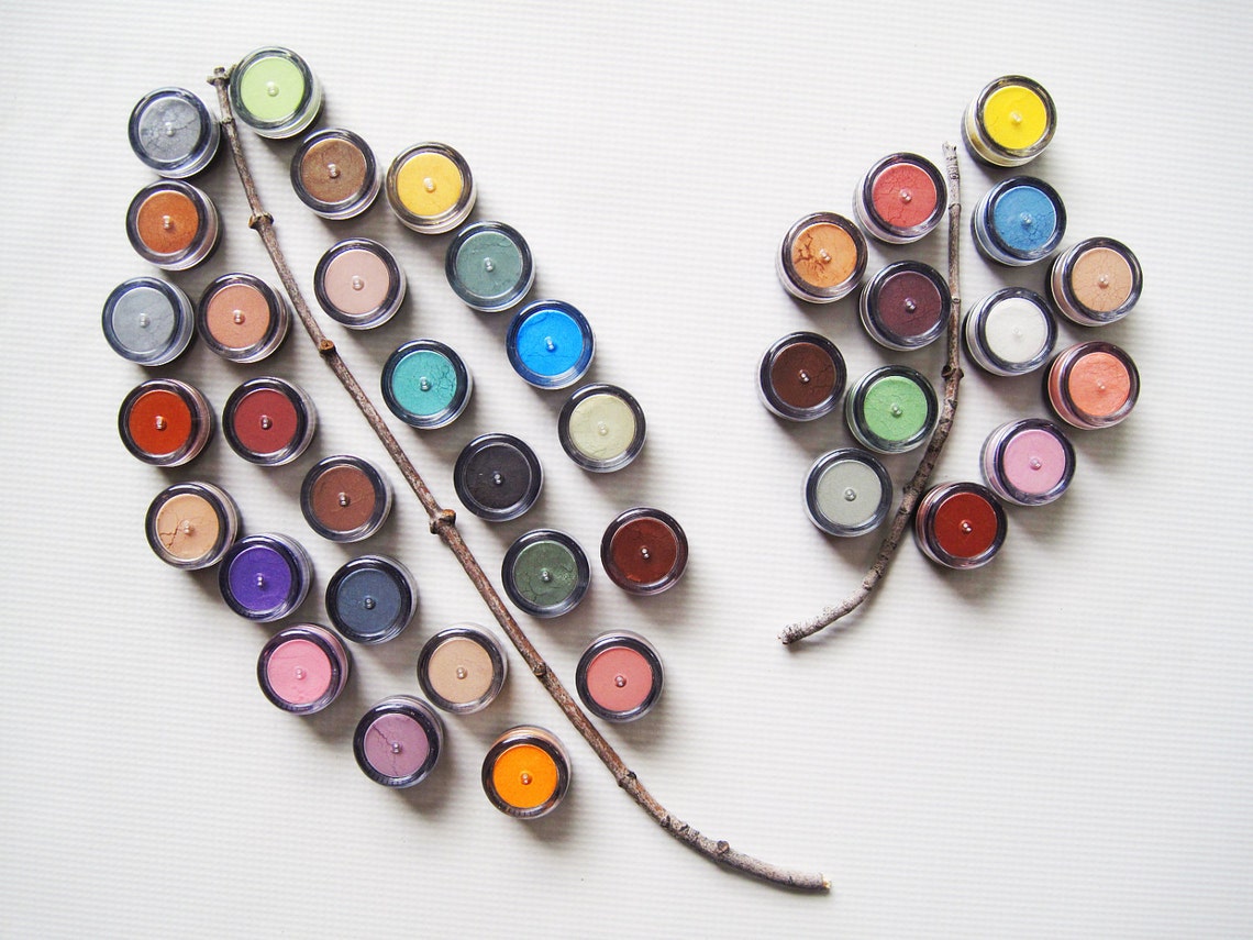 Bright Blueberry - Pure and Natural Mineral Eye Shadow - Etsy