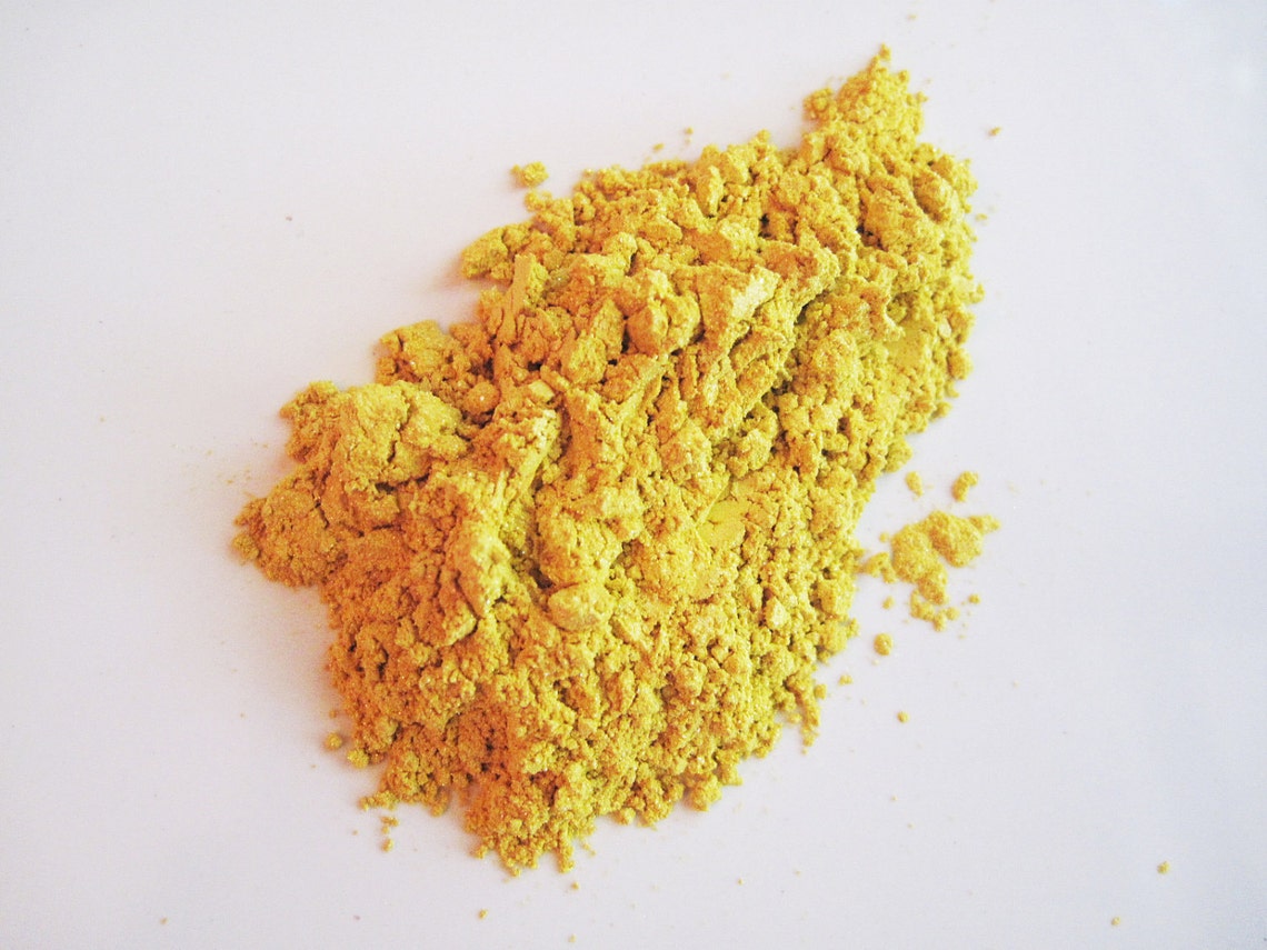 Lively Lemon - Pure and Natural Mineral Eye Shadow - Etsy