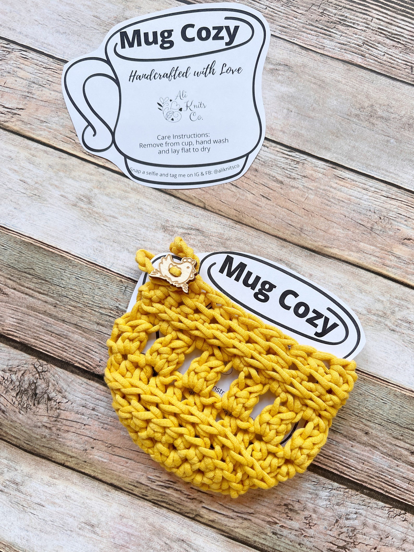 Printable Mug Cozy Insert: Marketing Display Card (PDF) - Etsy