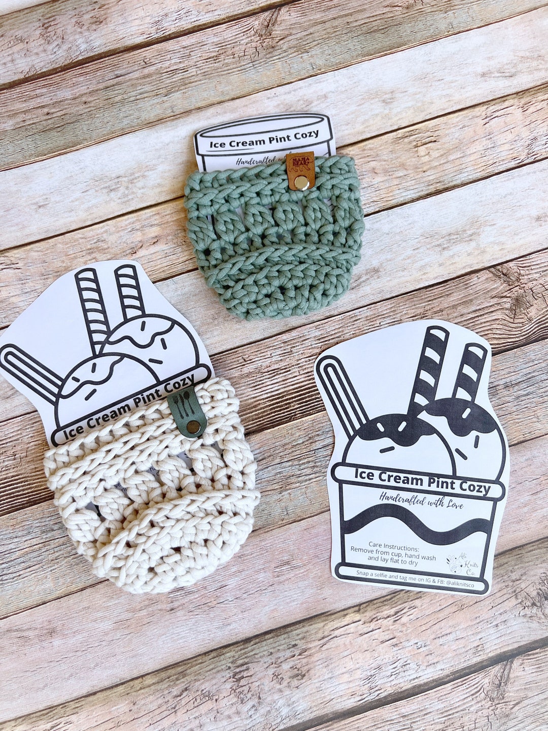 PRINTABLE Pint Cozy Insert, Ice Cream Marketing Template, PDF Display ...