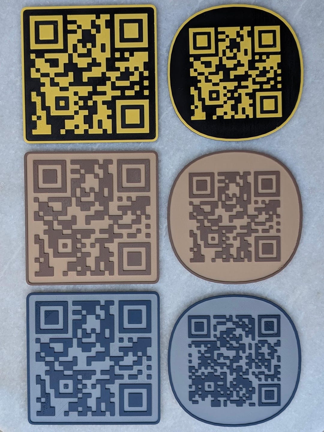 Custom QR Code Coaster, Wifi Login, Website Link, Airbnb Host Gift - Etsy