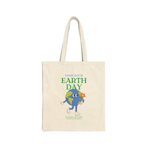 Earth Day Tote Bag, Eco-friendly Reusable Shopping Bag, Everyday ...