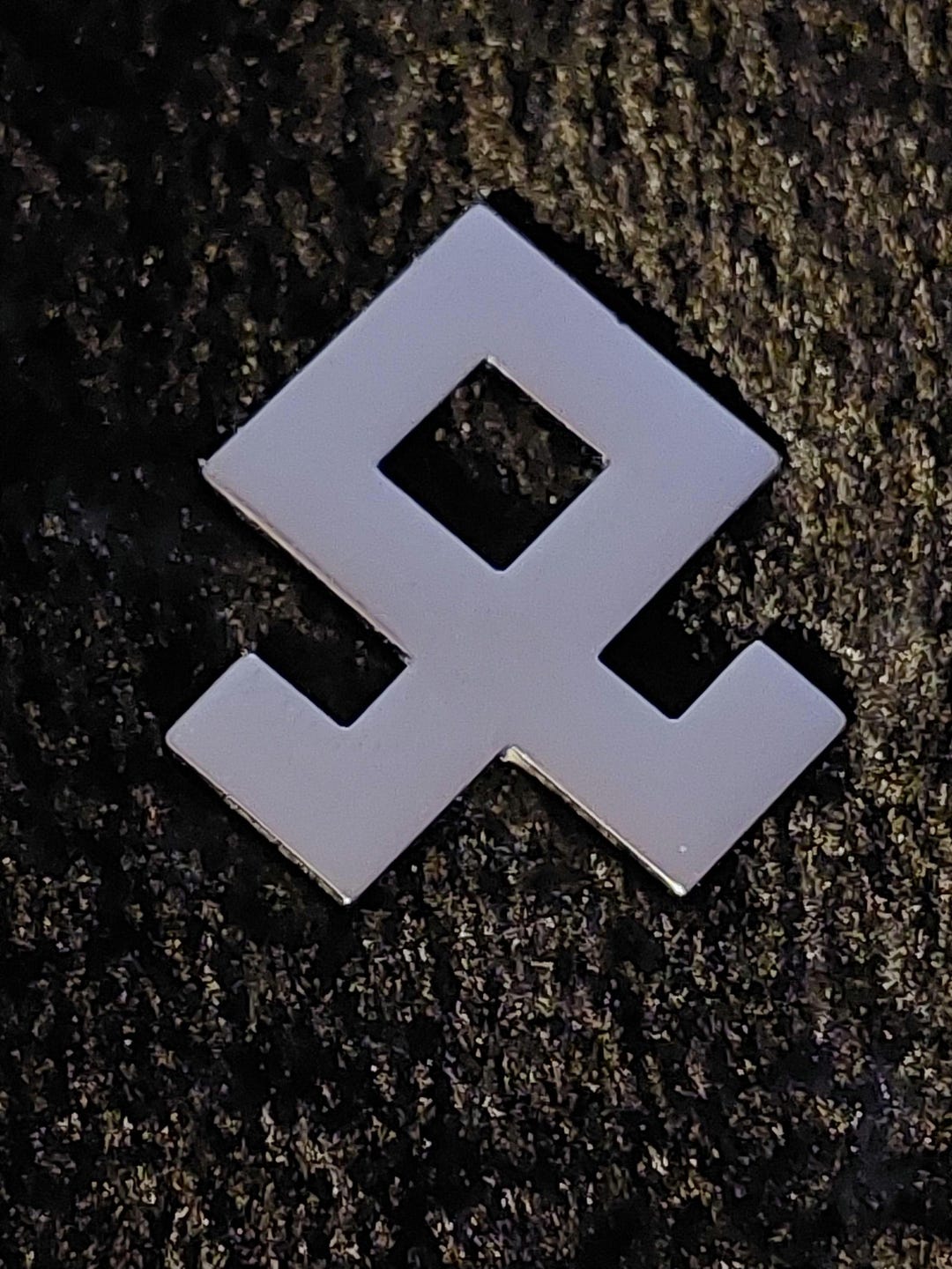 Chrome Odal Rune Badge - 25mm High - Etsy