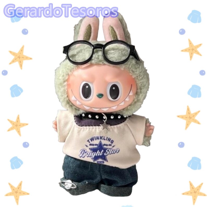 Labubu Snow White Costume, Handmade Labubu Outfit, Cute Labubu Clothes ...