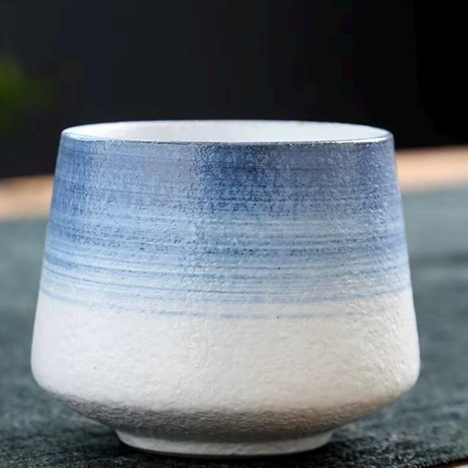 Ceramic Cup Vintage Coarse Pottery Coffee Cup Household Drinking Single ...