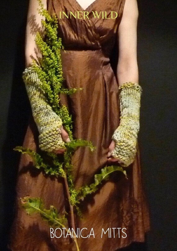 Botanica Mitts Knitting PATTERN Super-easy to Knit Lots of | Etsy