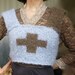 Sky Earth Positive Bodice Hand Knitted Natural Sky Blue - Etsy