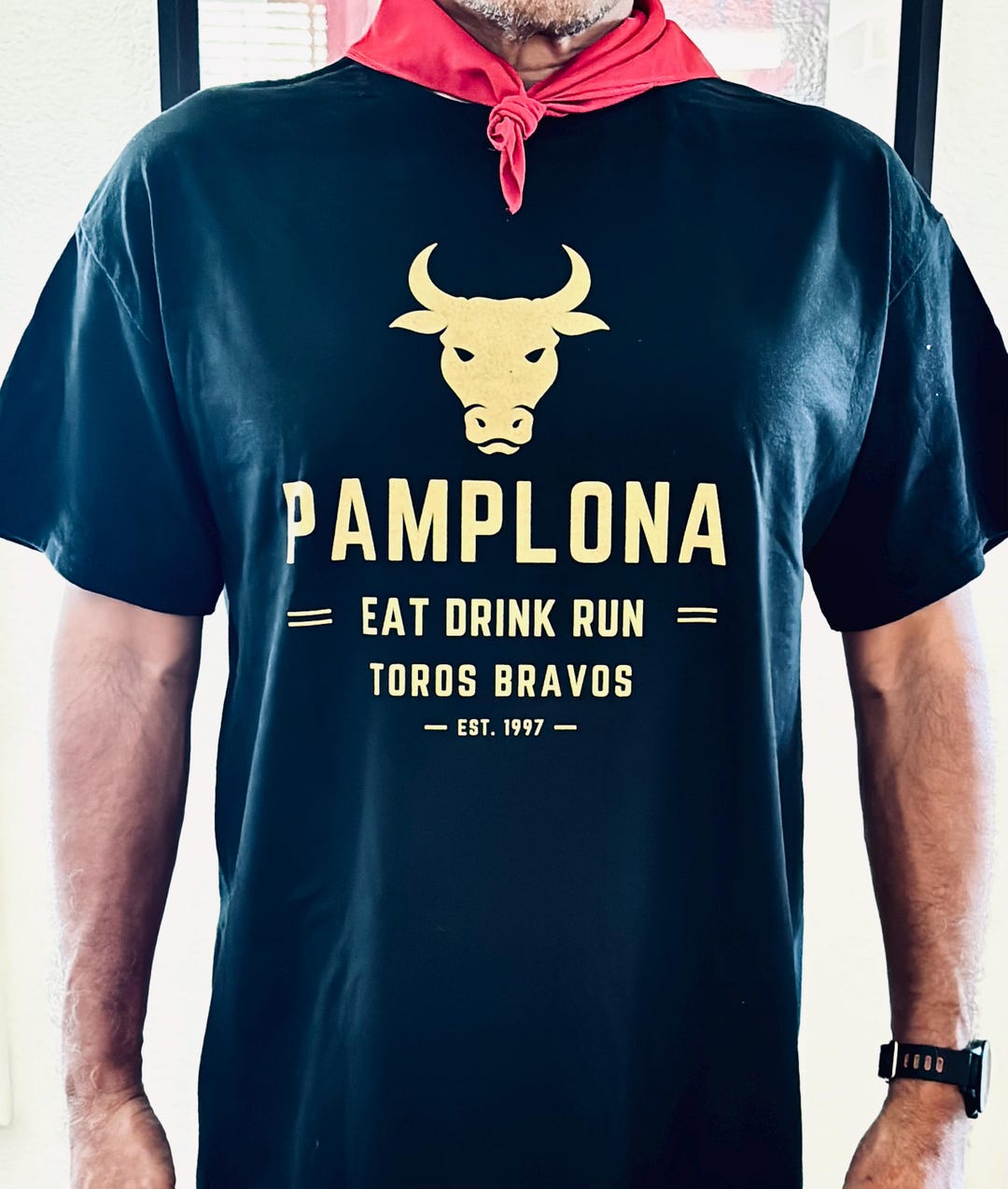 Eat Drink Run - Heavyweight Unisex Crewneck T-shirt - Etsy