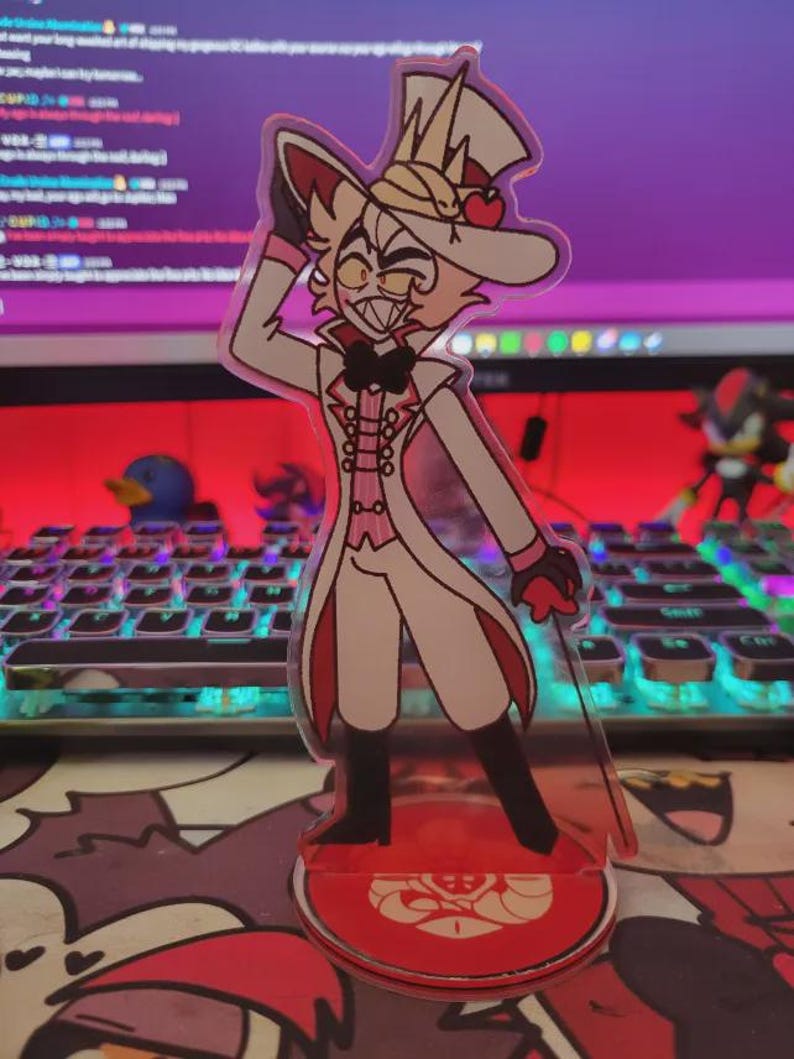 PREORDER LUCIFER MORNINGSTAR Standee! | Hazbin Hotel - Etsy