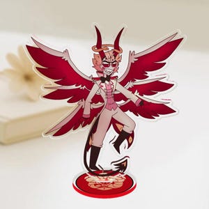 Demon Lucifer Standee | HAZBIN HOTEL - Etsy