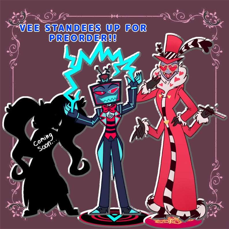 THE VEES | Hazbin Hotel Standees! - Etsy