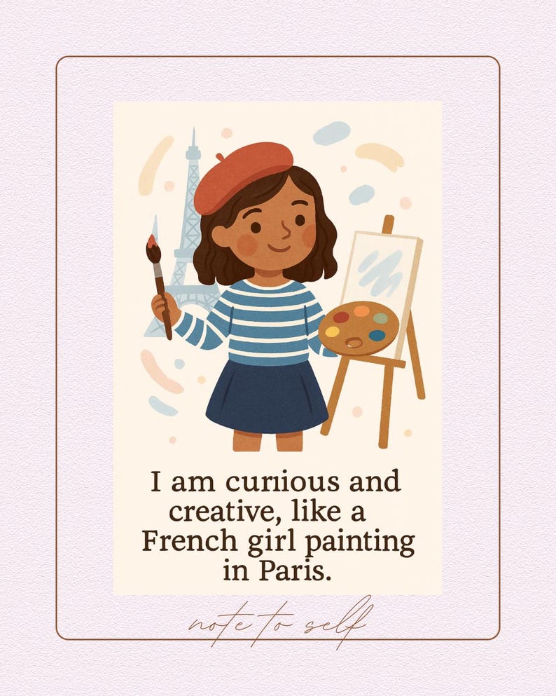 Girls Around the World Affirmation Cards – 20 Printable Multicultural ...