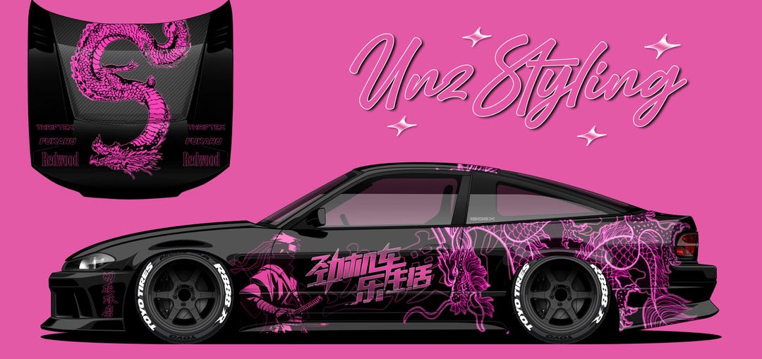Japan Dragon Samurai Themed Livery - Etsy