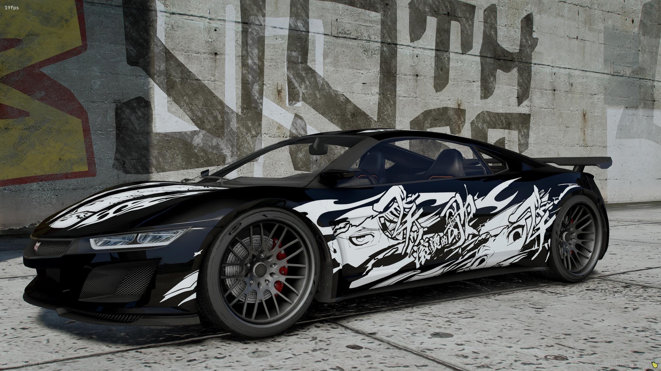 Monochrome Edgy Racing Drift Themed Livery - Etsy