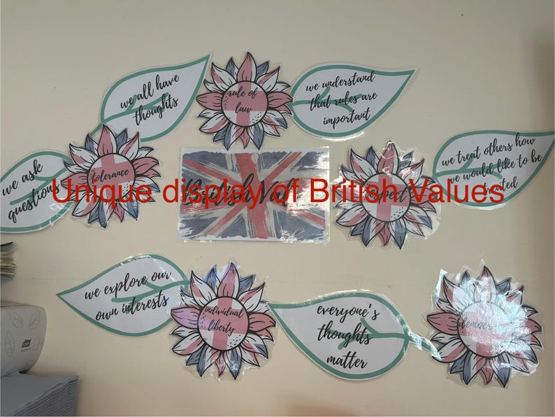 British Values Flower Display - Etsy UK