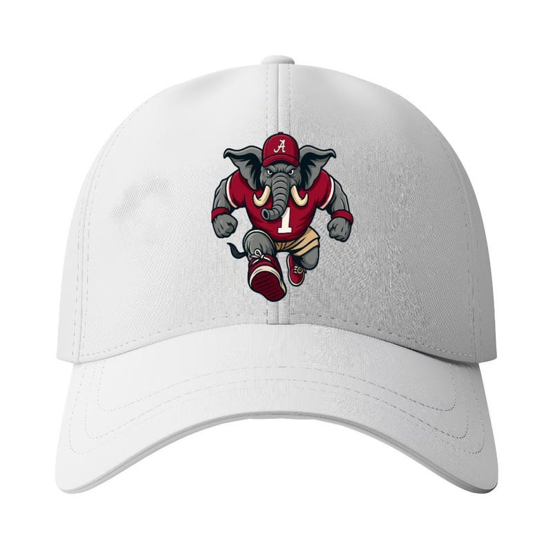 Crimson Tide Elephant Mascot – Alabama Football Inspired Logo PNG ...