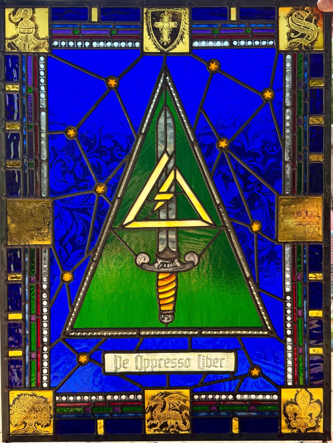 Custom Stained Glass Military & First Responder Tribute Panel ...
