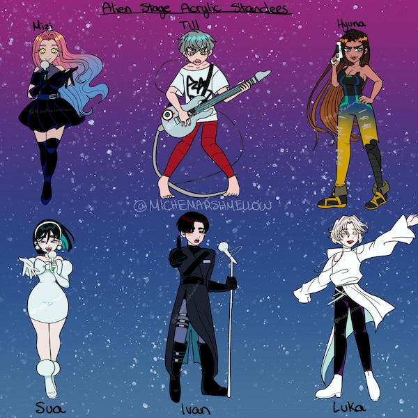 Alien Stage Figurines - Etsy