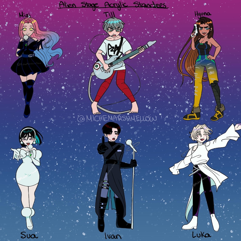 Alien Stage Figurines - Etsy