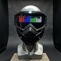 Cyberpunk Cardboard Helmet With Retractable Face Cardboardcraft ...