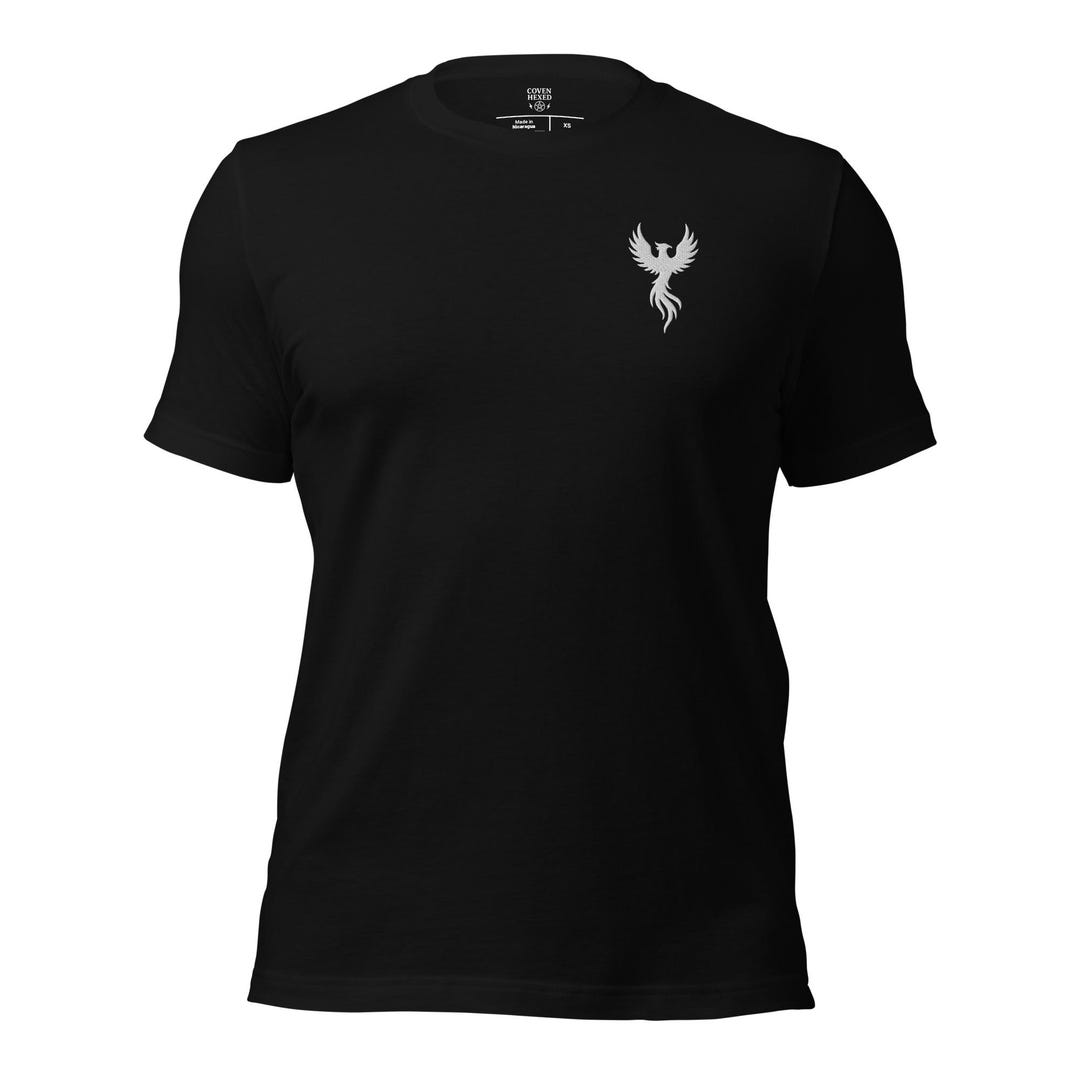 Phoenix Shadow Embroirdred Logo Coven Hexed Magic Designs Embroidery ...