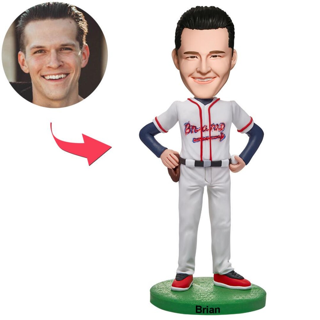 Custom Baseball Bobblehead for Men, Personalized Sports Figurine From ...