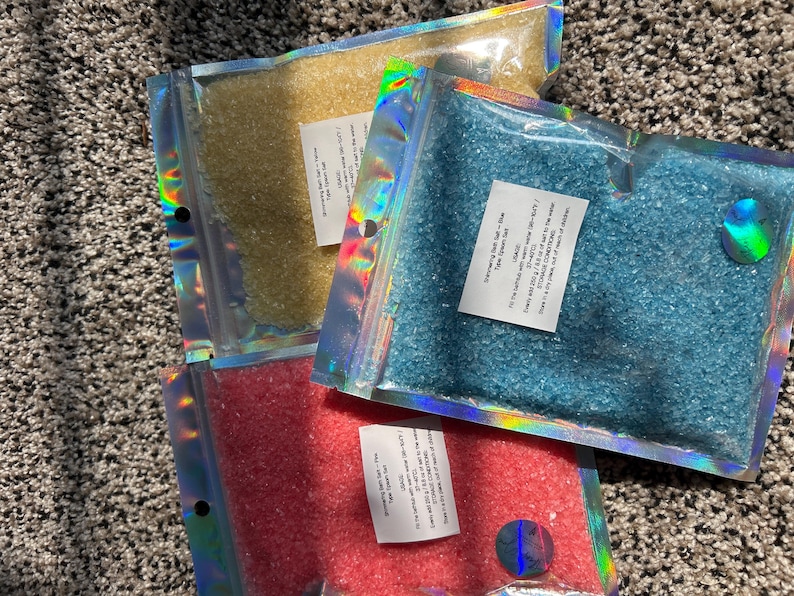 Shimmering Bath Salts: European & Epsom, Handmade Spa Gift - Etsy