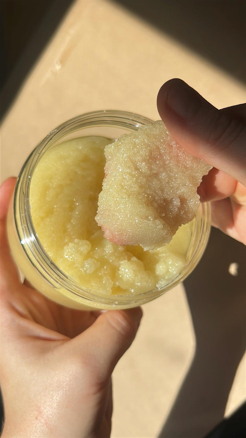 Sugar Body Scrub: Fruit Flavours Shea Butter and Oils. Moisturising ...