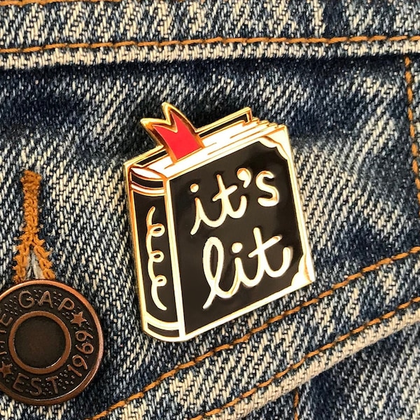 Writer Enamel Pin - Etsy