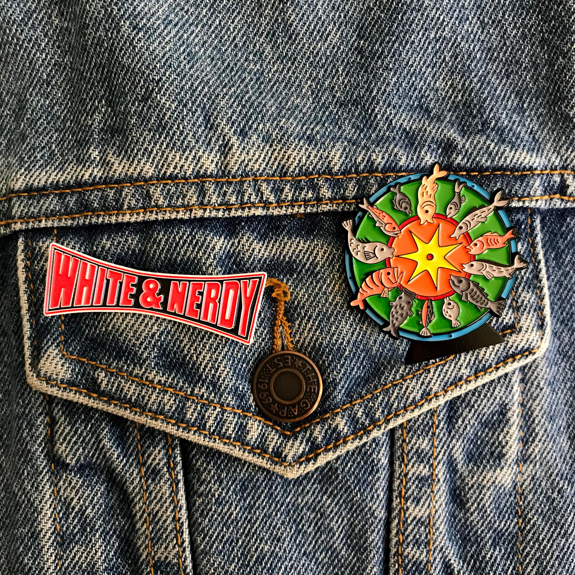 Weird Al Wheel of Fish Spinning Pin - Etsy