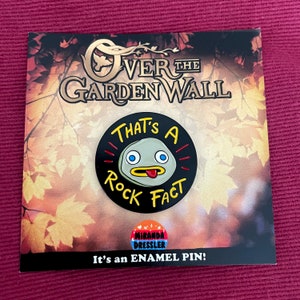 Rock Fact Enamel Pin Over the Garden Wall - Etsy