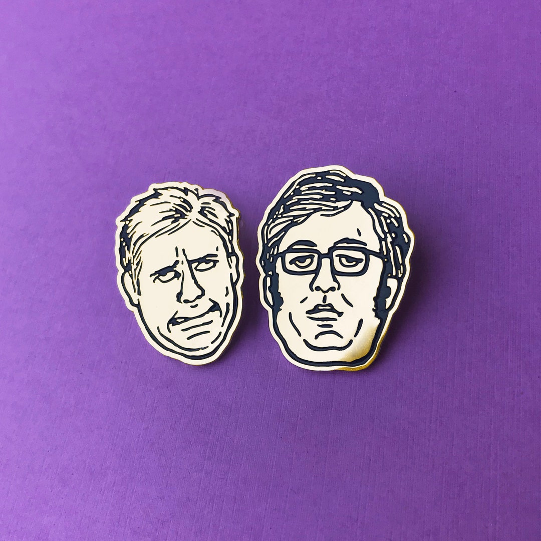 Tim and Eric Set of 2 Enamel Pins Awesome Show Great Job! - Etsy
