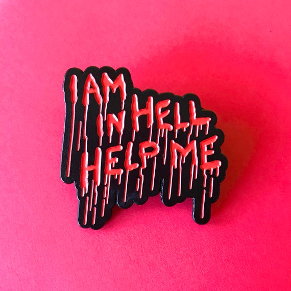 Hellraiser I'm in Hell Enamel Pin From Clive Barker Horror | Etsy