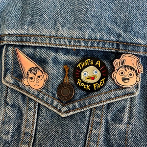 Rock Fact Enamel Pin Over the Garden Wall - Etsy