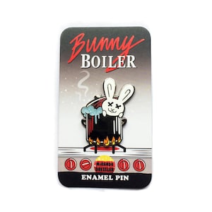 Bunny Boiler Enamel Pin inspired by Fatal Attaction - Etsy