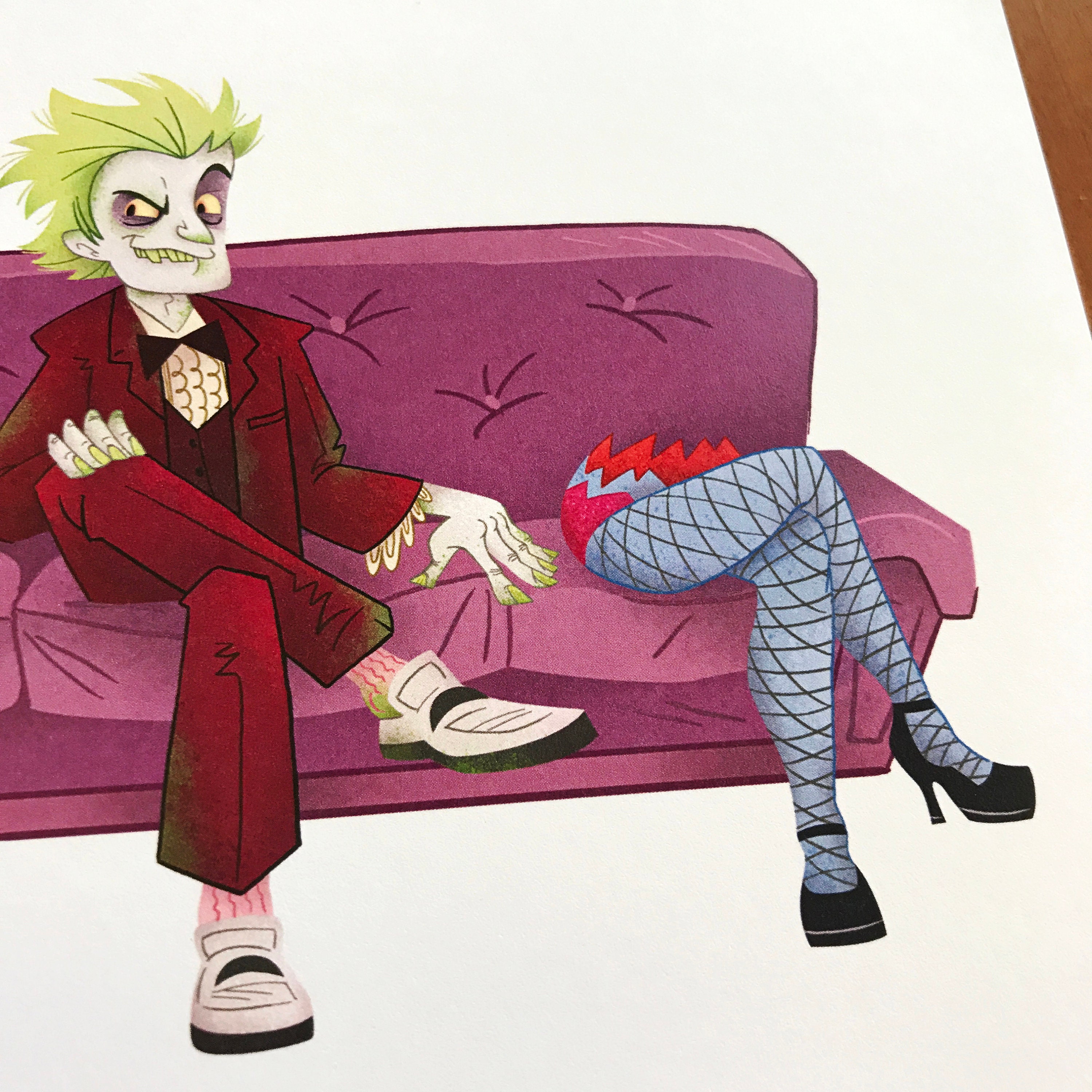 Beetlejuice Greeting Card - Etsy
