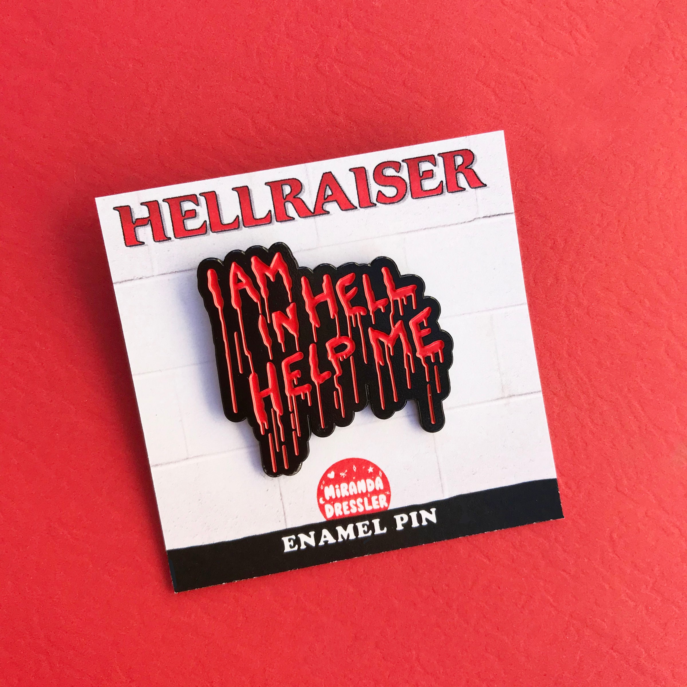 Hellraiser I'm in Hell Enamel Pin From Clive Barker Horror Movie - Etsy UK