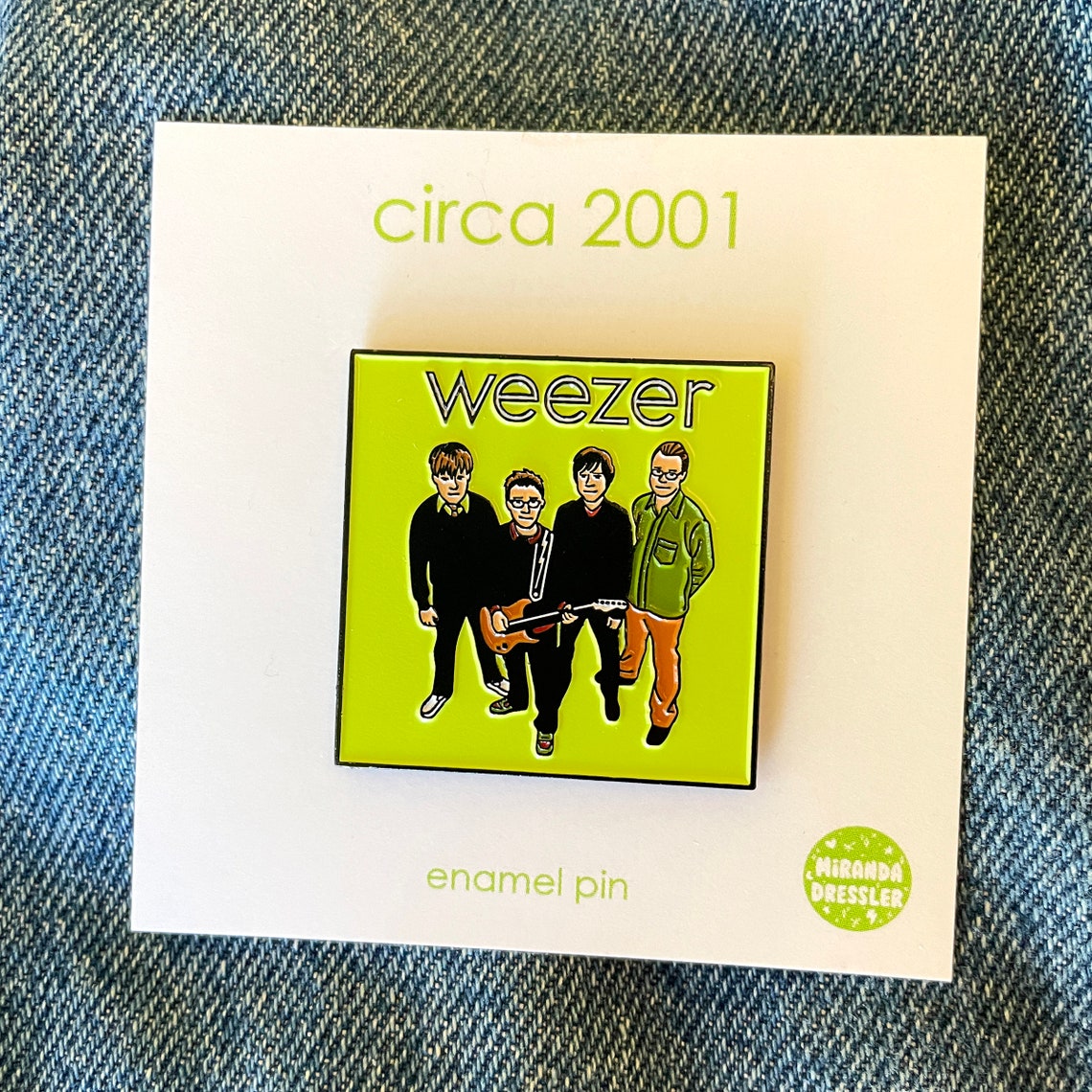 Green Album Enamel Pin - Etsy